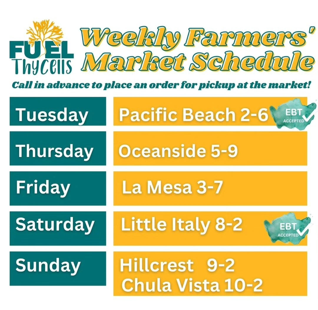 Farmer’s Market – FUELTHYCELLS